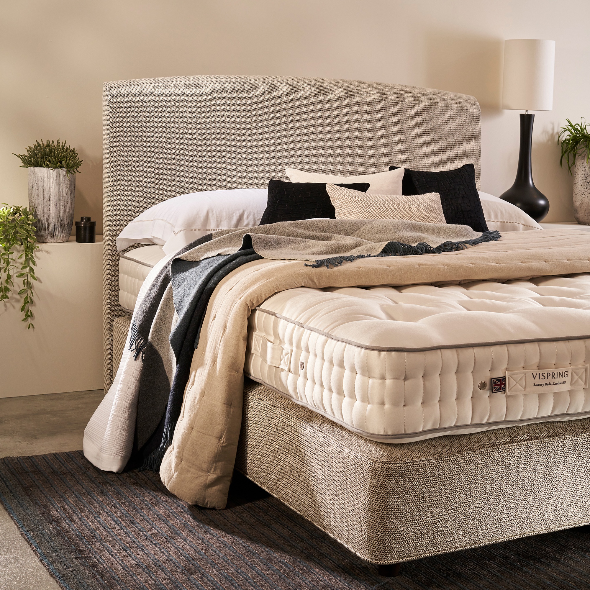 HERALD SUPERB Vispring Herald Superb Divan | Cookes Furniture