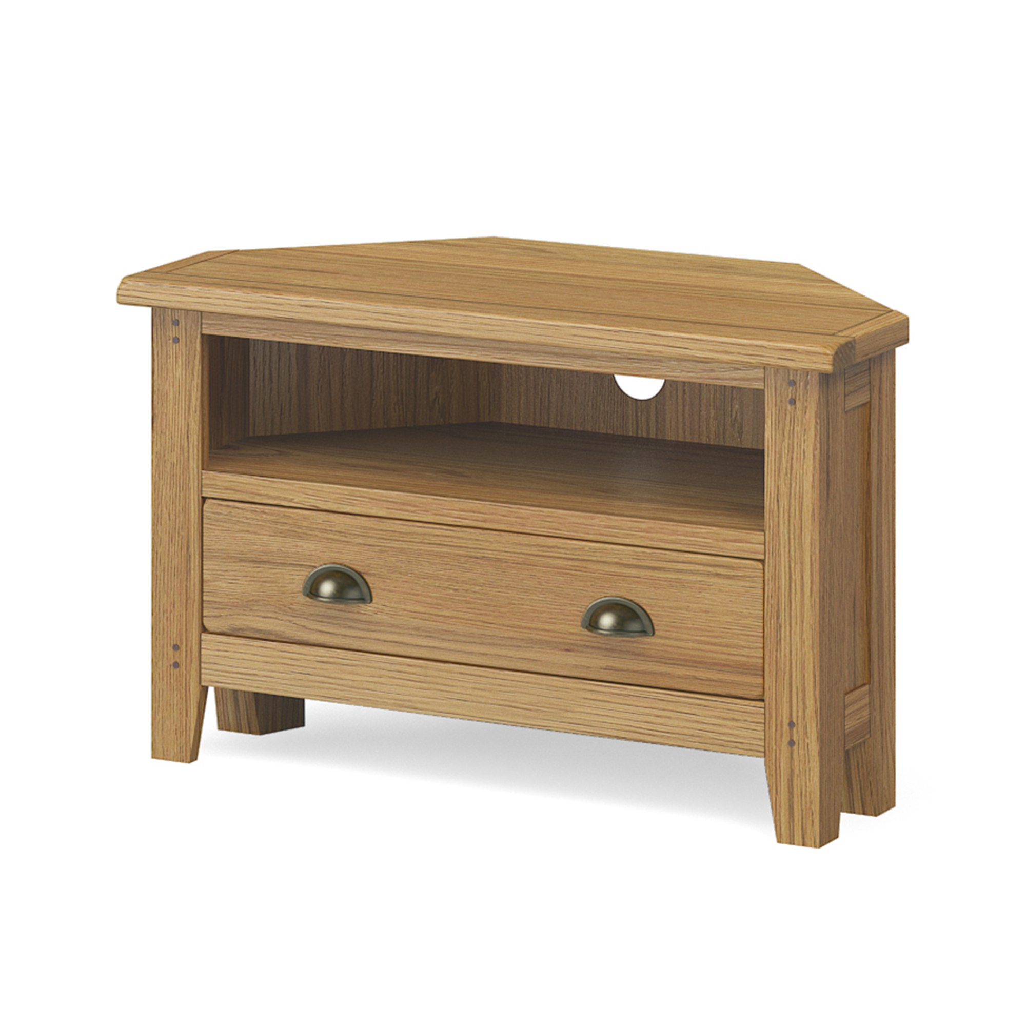 Marseille Corner TV Unit with Drawer | Cookes Furniture