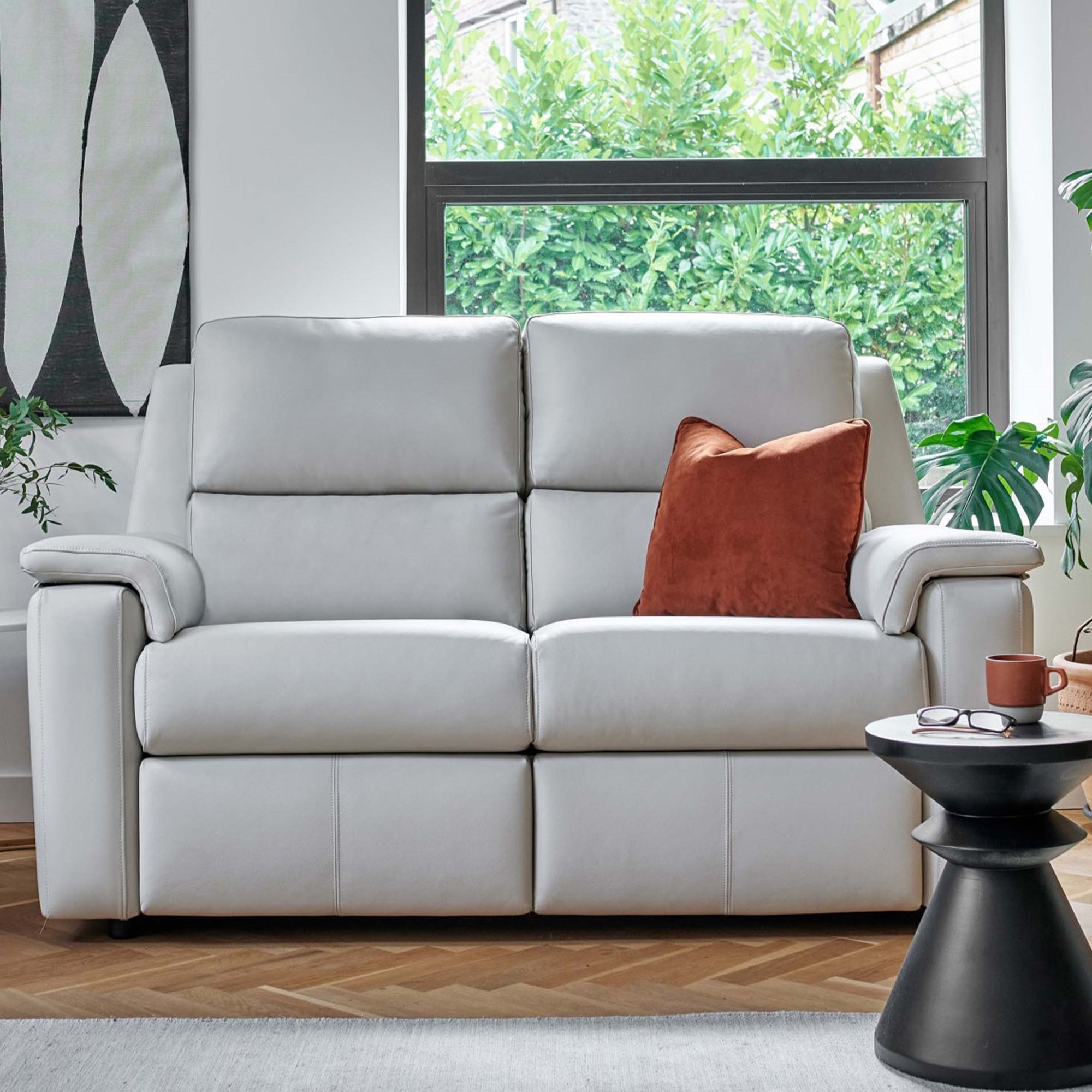 G Plan Harper Small Sofa Leather | Cookes Furniture