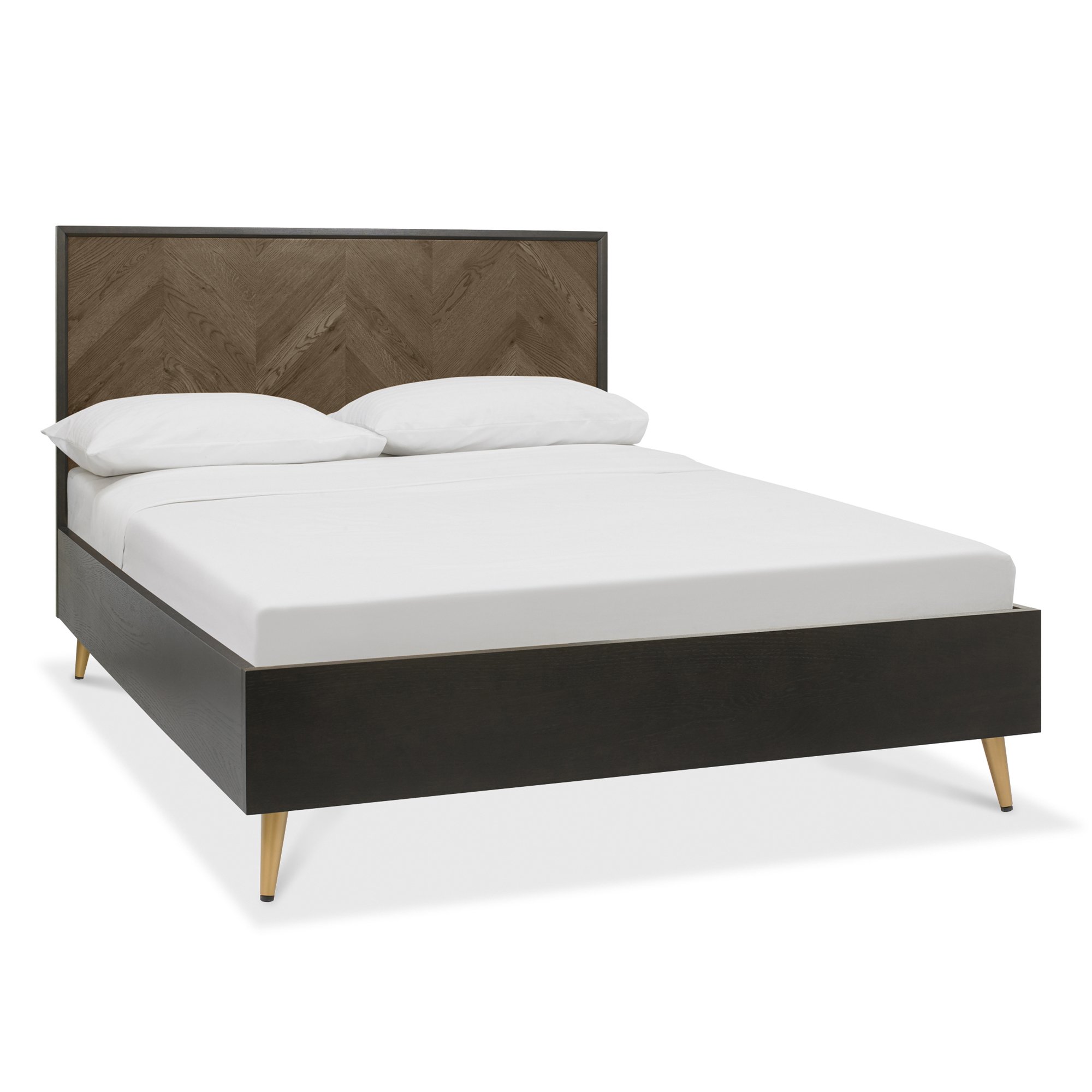 Sydney Fumed Oak Bedroom Sydney Double Bedframe | Cookes Furniture