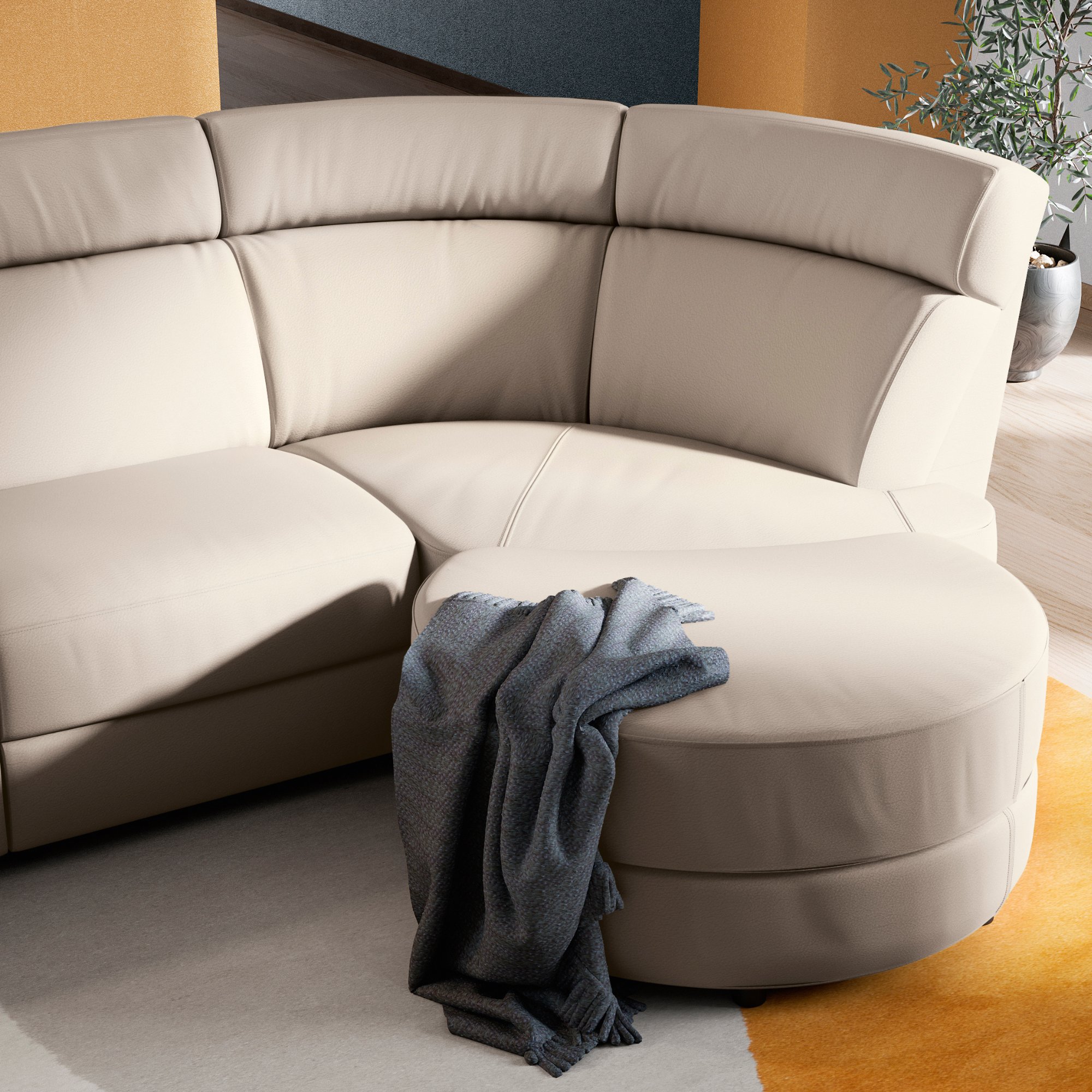 Natuzzi Editions Estremo Reclining Corner Sofa | Cookes Furniture