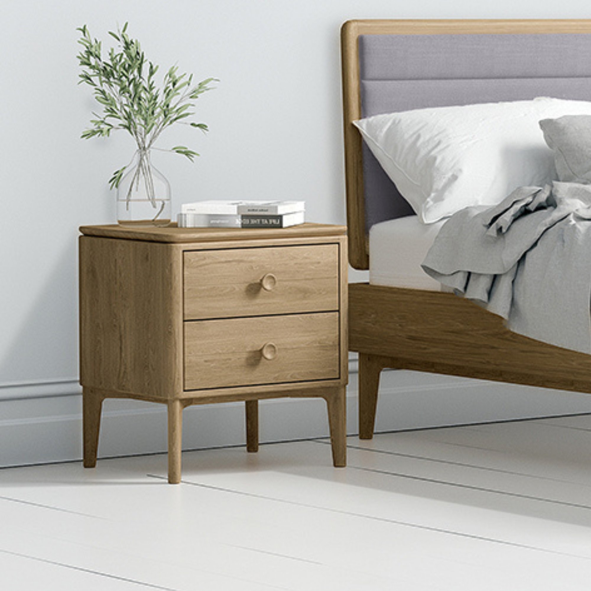 HARMONY BEDROOM Cookes Collection Harmony Bedside Table | Cookes Furniture