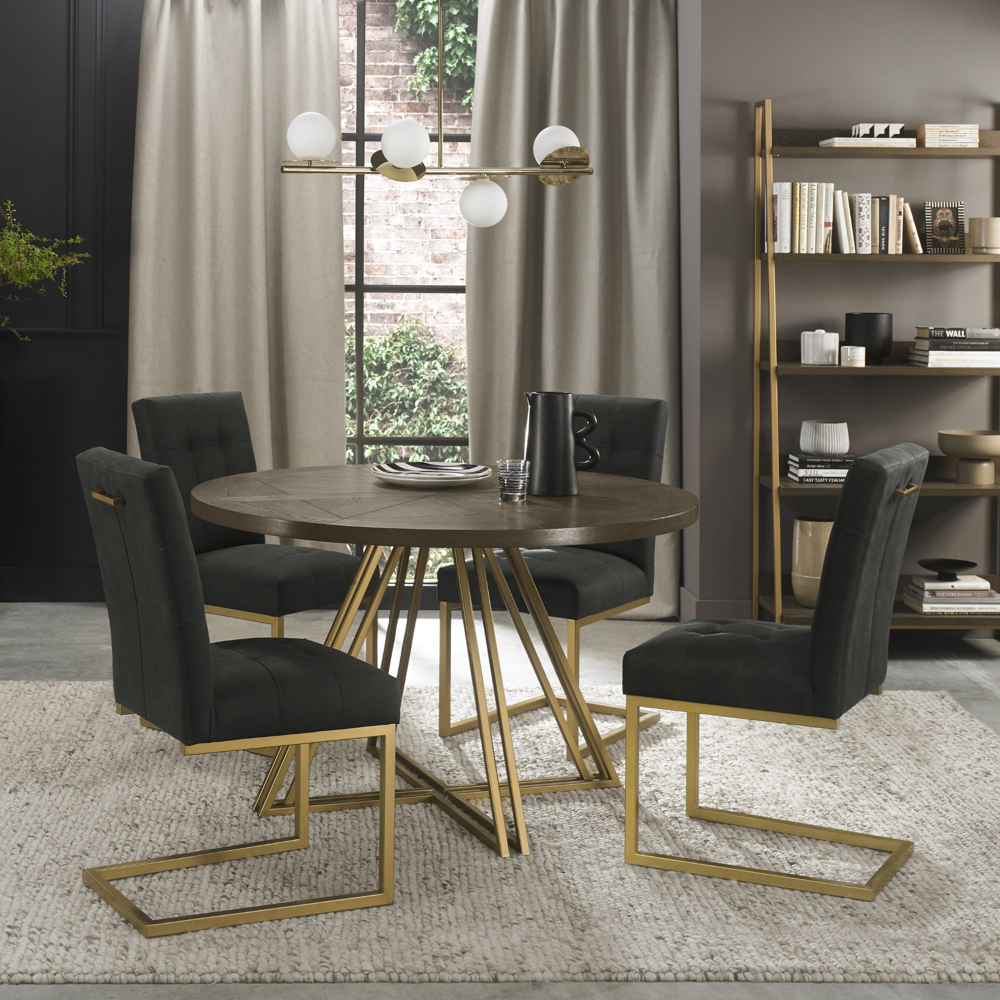 Iris Fumed Oak Dining Iris Fumed Oak Circular Dining Table | Cookes ...