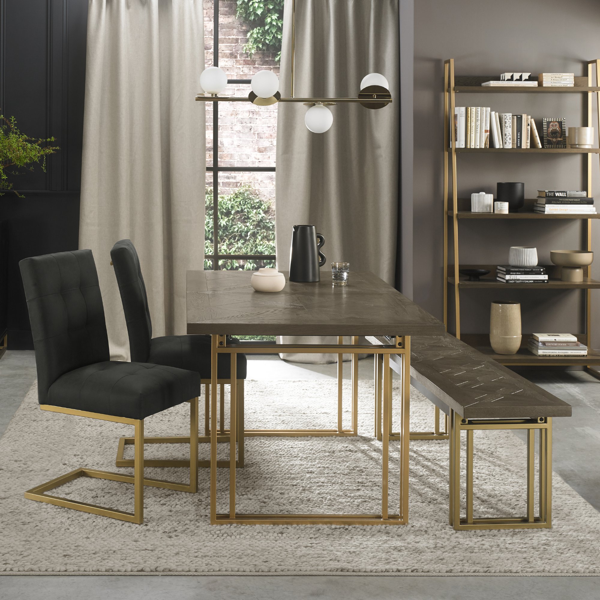 Iris Fumed Oak Dining Iris Fumed Oak 4-6 Extending Dining Table | Cookes Furniture