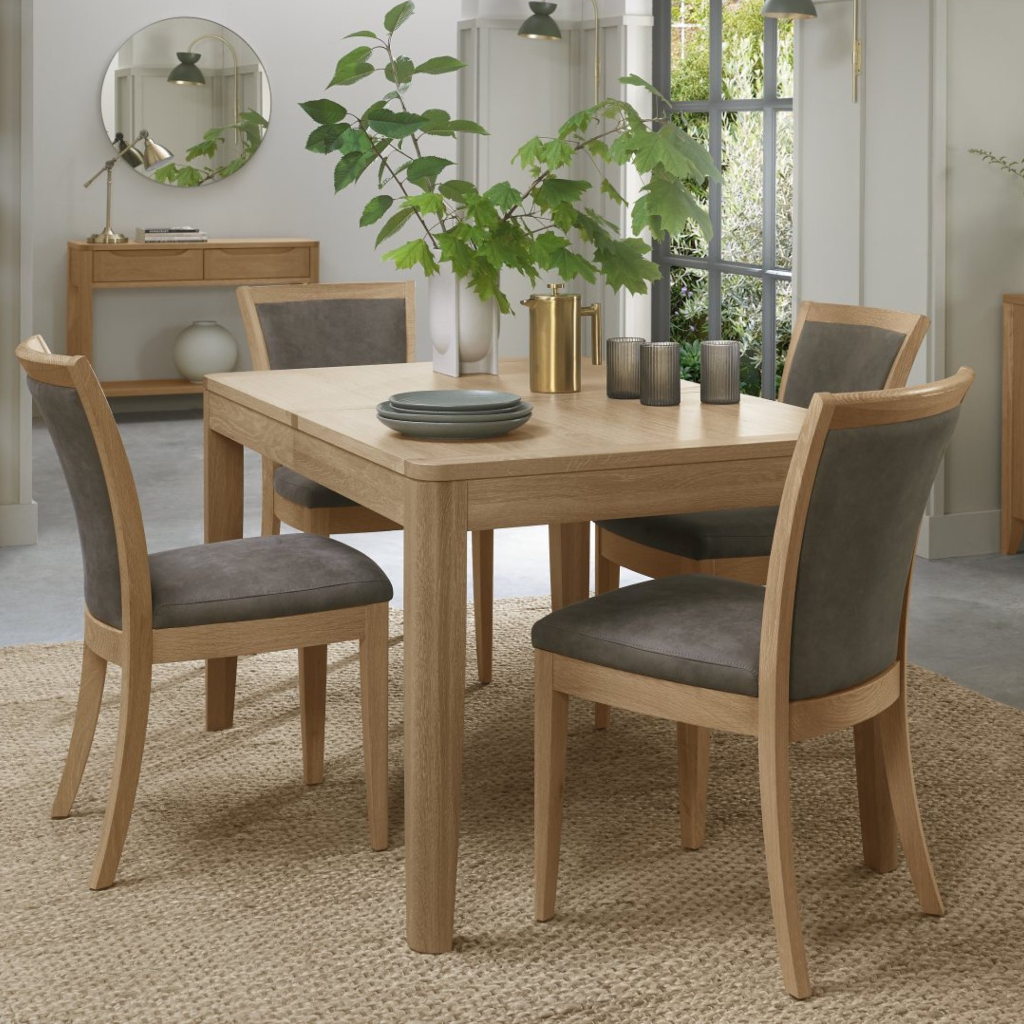 Cambridge Oak Dining Cambridge Medium Extending Dining Table | Cookes ...