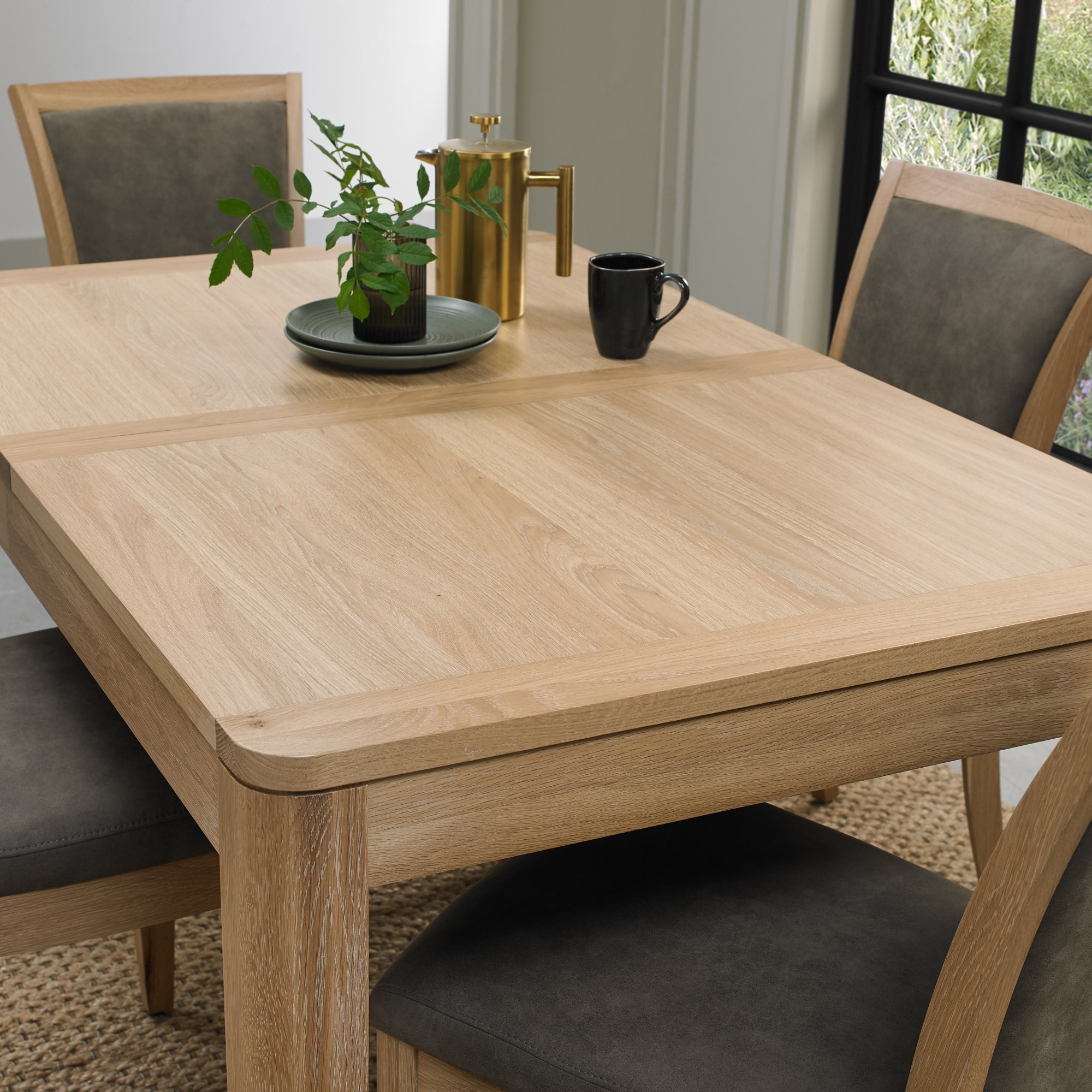 Cambridge Oak Dining Cambridge Medium Extending Dining Table | Cookes ...