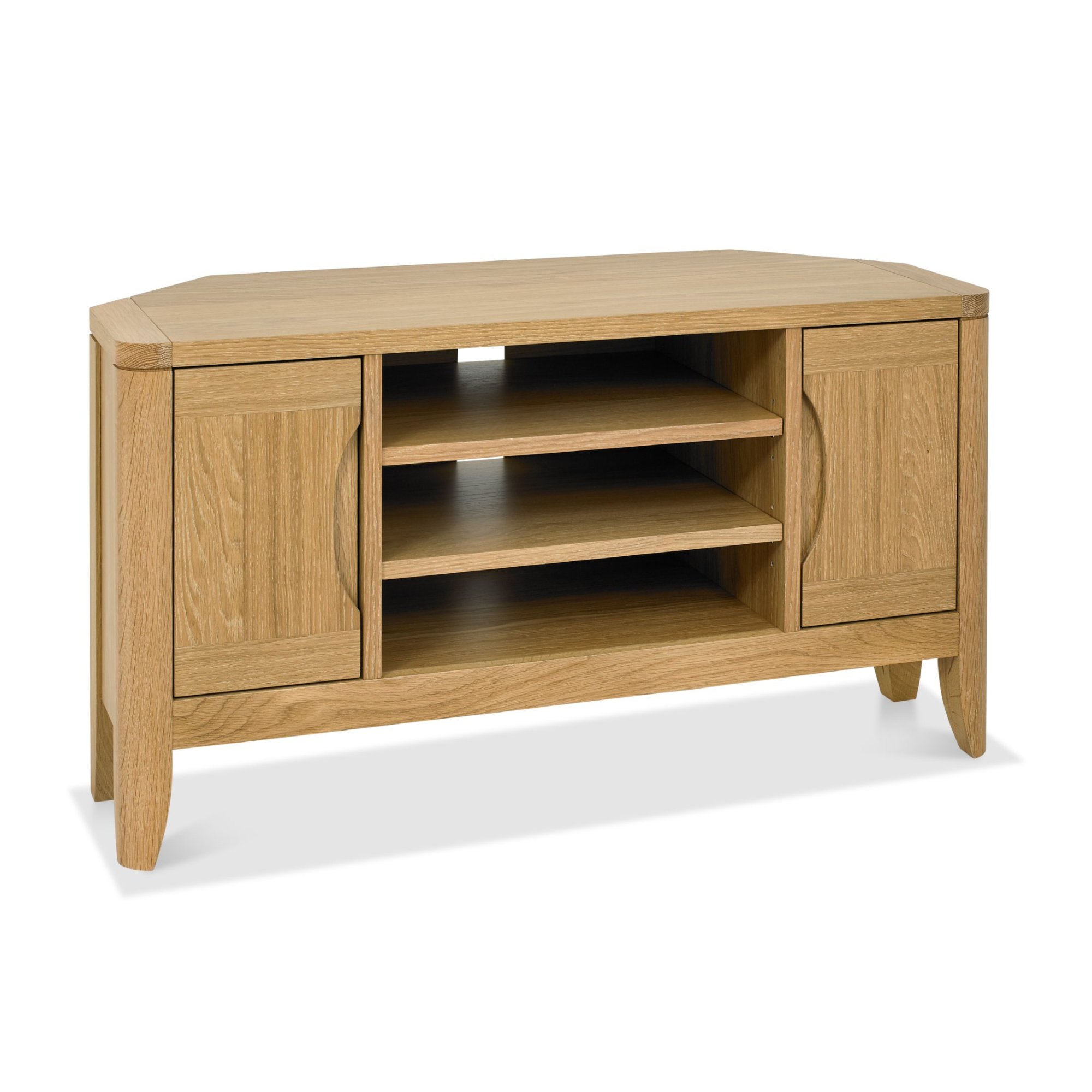 Cambridge Oak Dining Cambridge Corner Entertainment Unit | Cookes Furniture