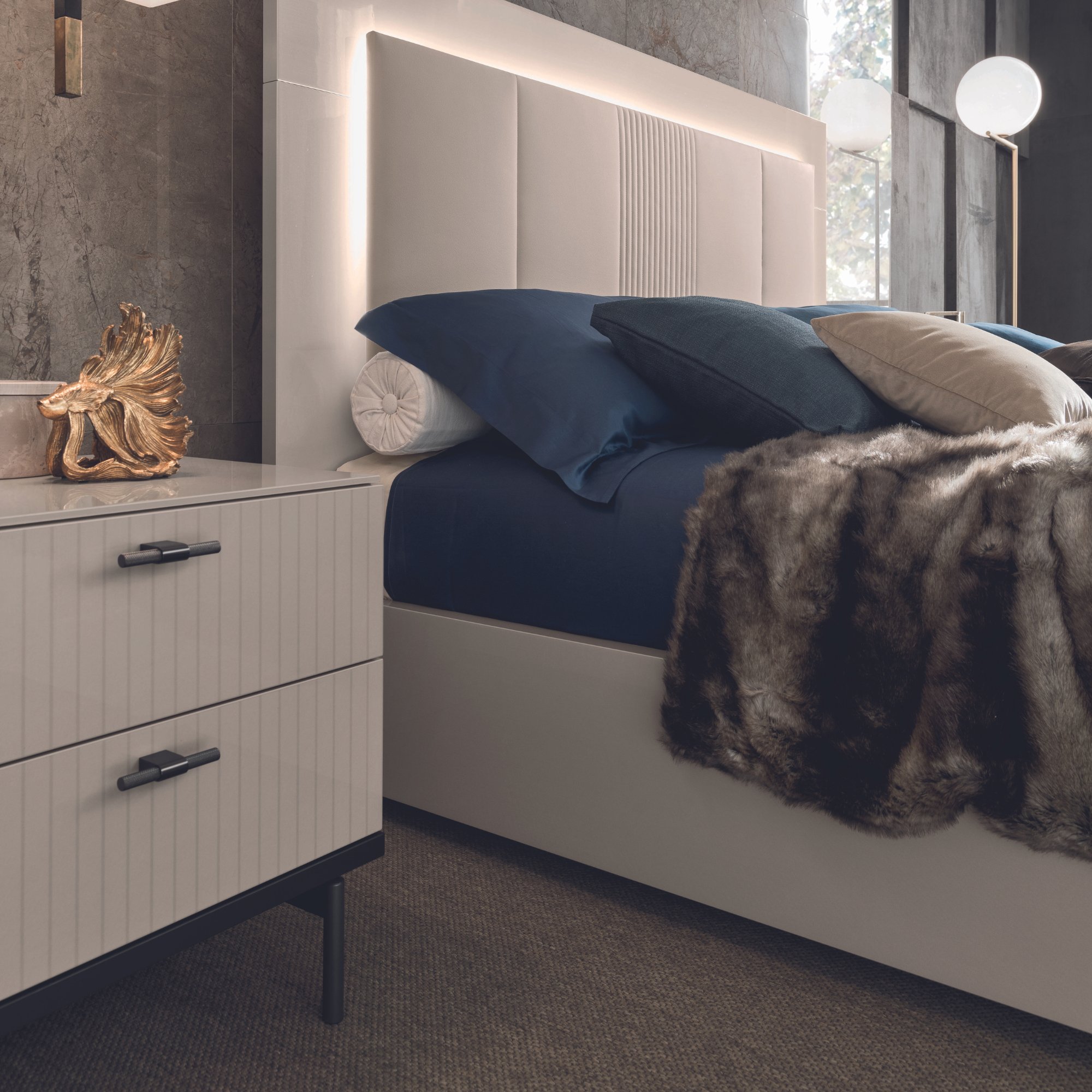 CLAIRE BEDROOM Alf Italia Claire Nightstand | Cookes Furniture