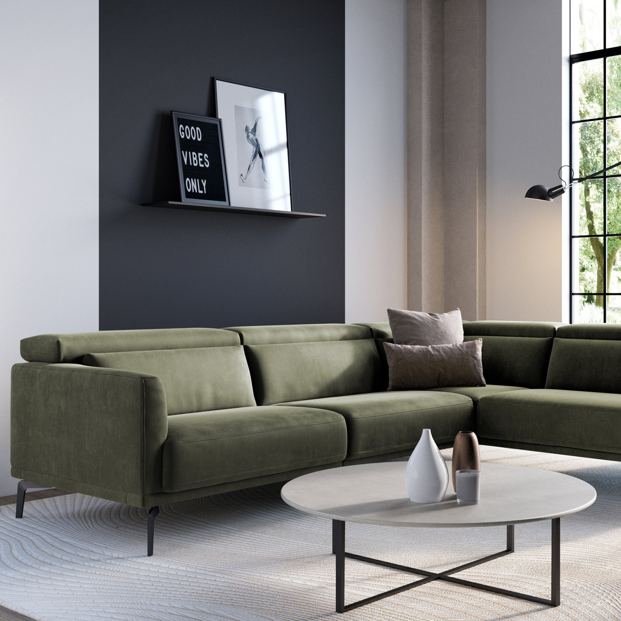 Rom Hanover Corner Sofa | Cookes Furniture