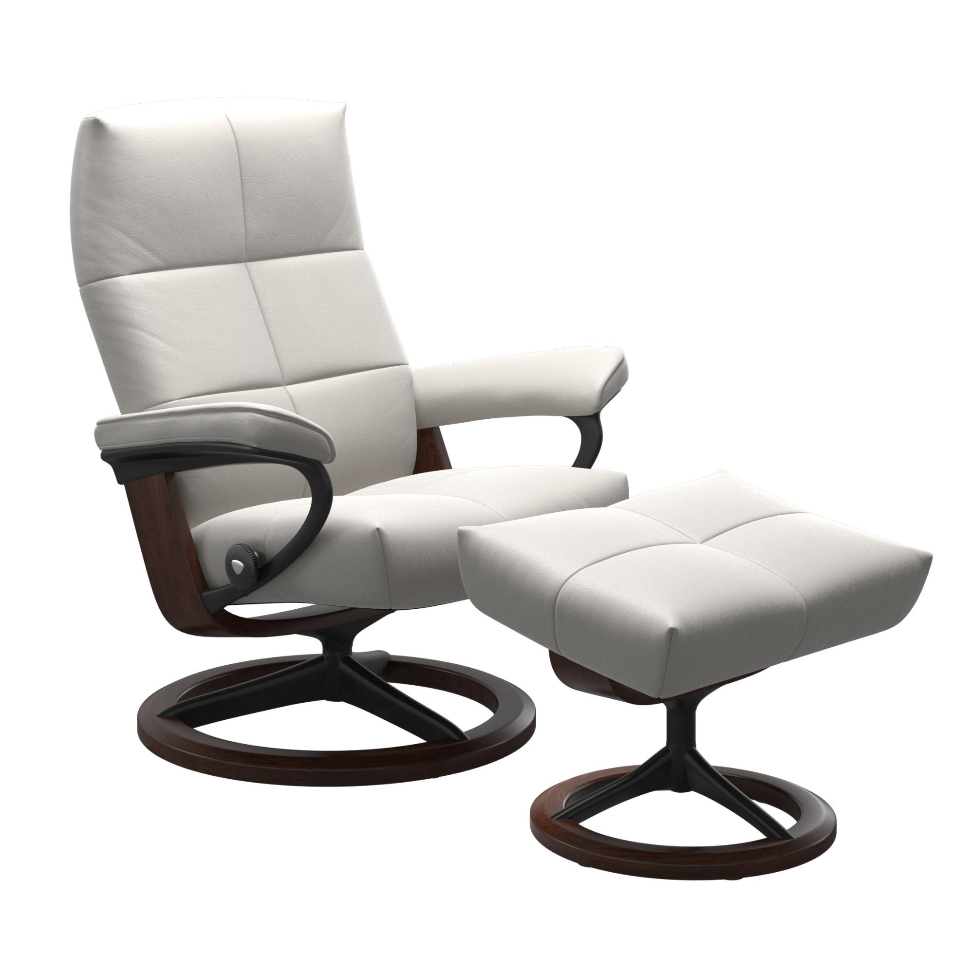 DAVID MEDIUM Stressless David Medium Chair & Stool Signature Base ...