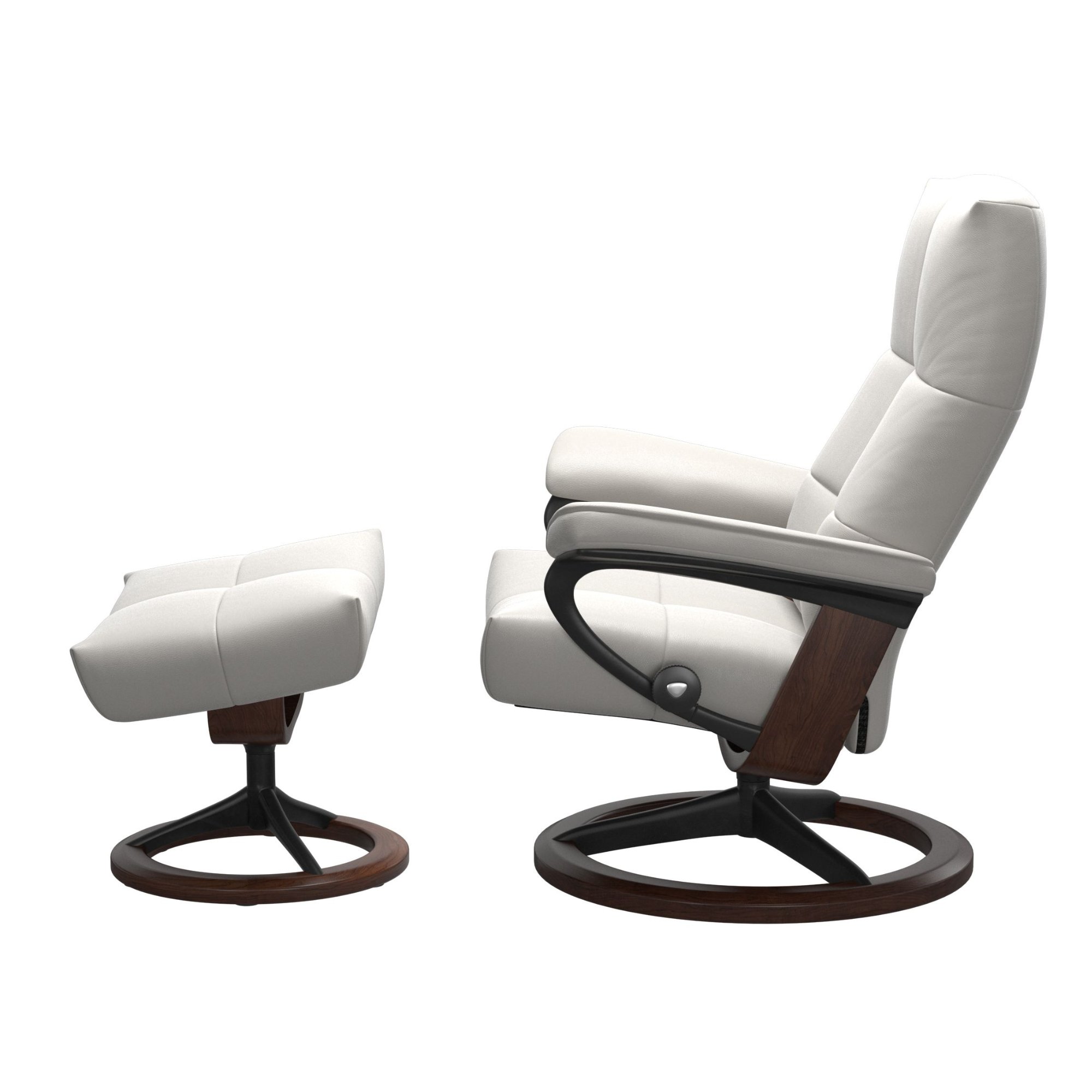 DAVID MEDIUM Stressless David Medium Chair & Stool Signature Base ...