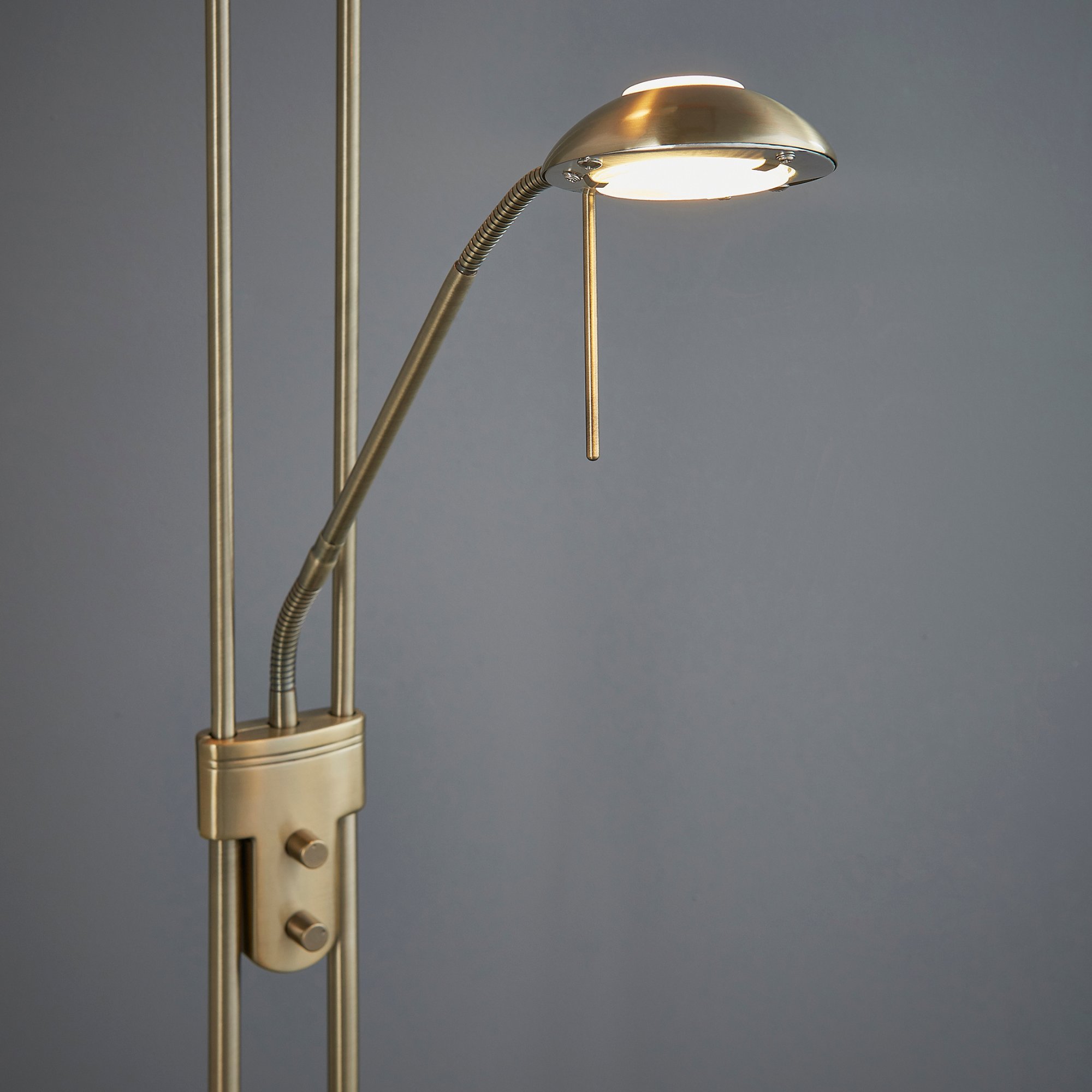 Lighting Rome Floor Lamp - Brass | Cookes Furniture