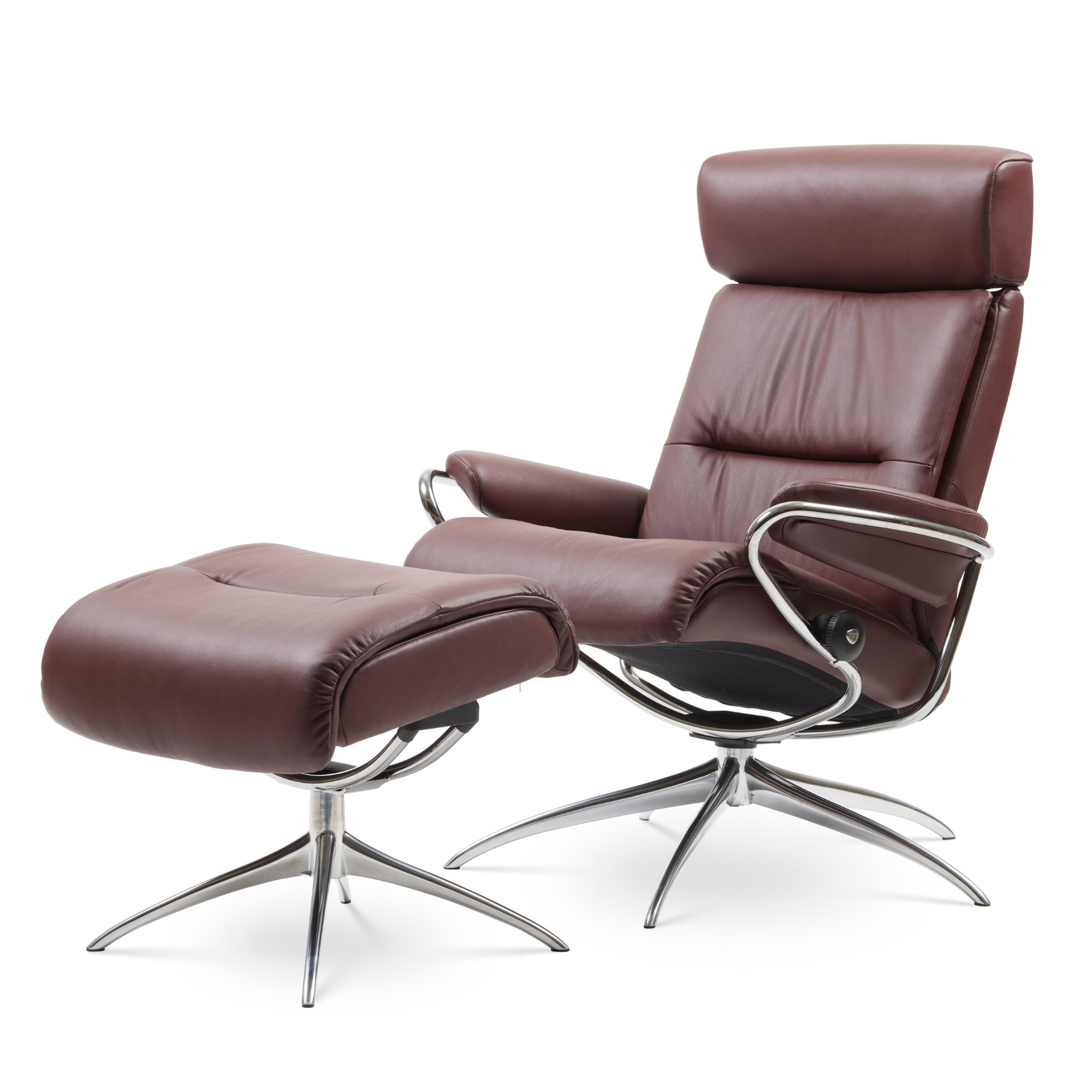 Stressless Tokyo Medium Chair & Stool Star Base | Cookes Furniture
