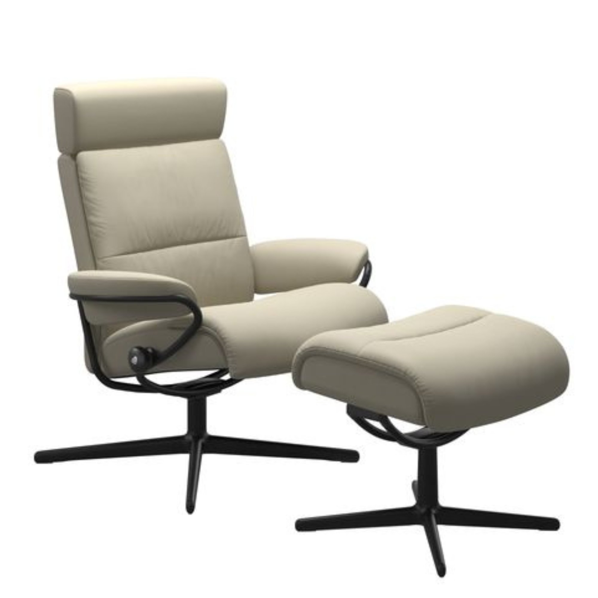 Stressless Tokyo Medium Chair & Stool Cross Base | Cookes Furniture