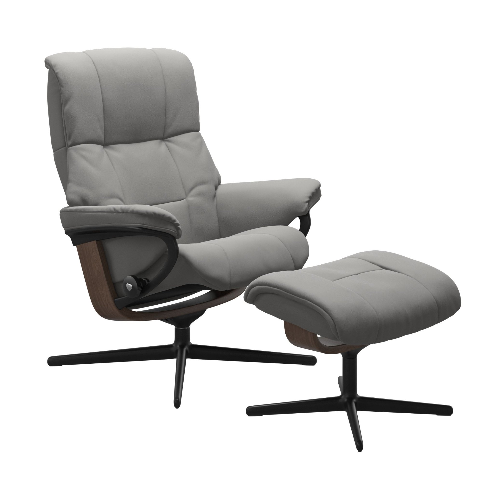 STRESSLESS MAYFAIR MEDIUM Stressless Mayfair Medium Chair & Stool Cross ...