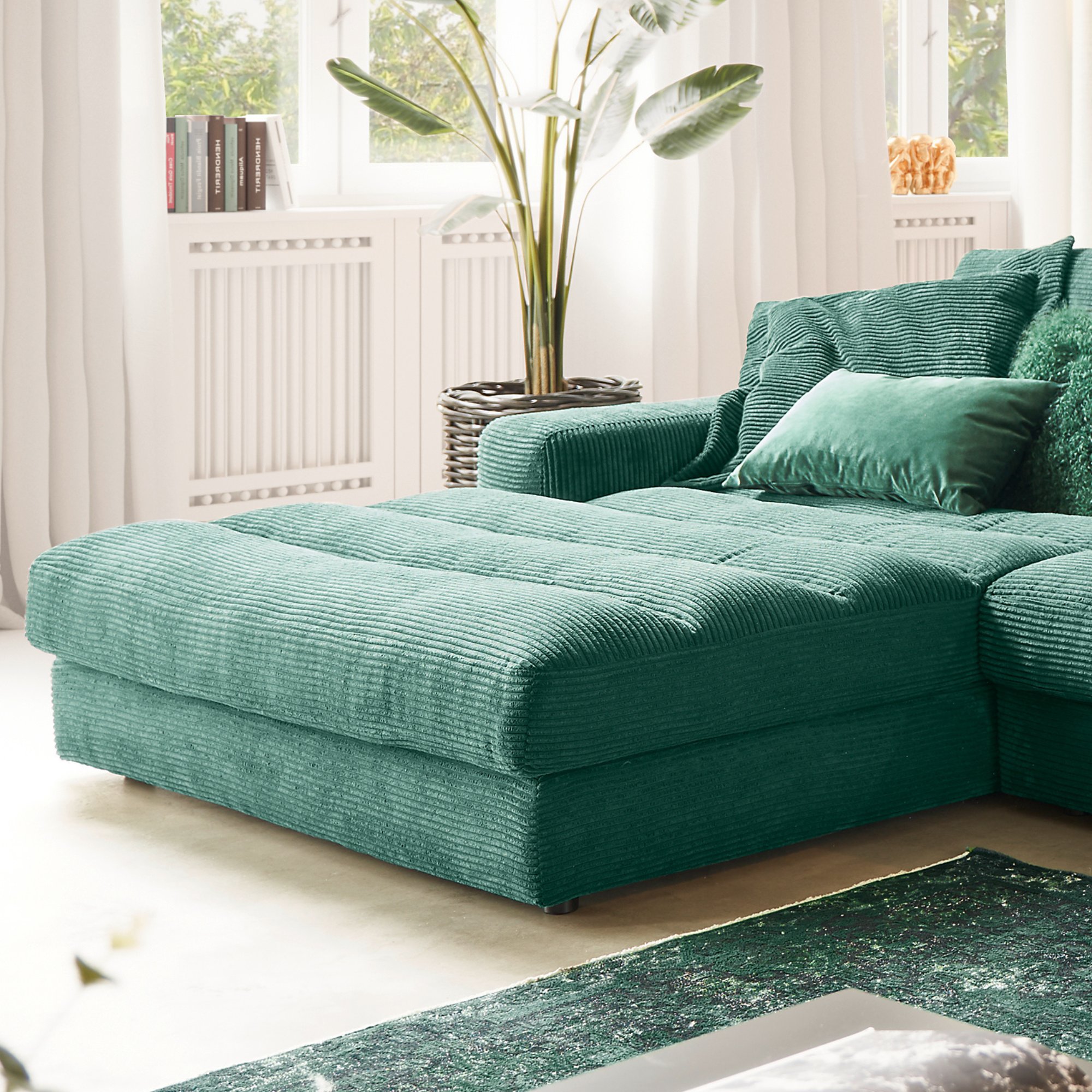Linear Large Chaise Sofa LHF | Cookes Furniture