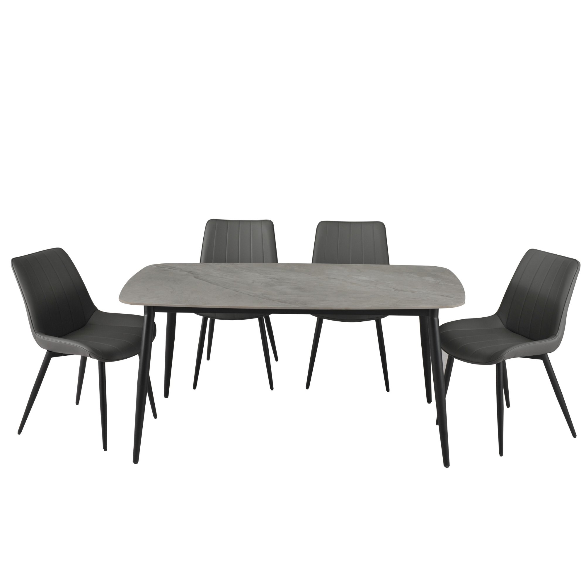 Solo Collection Solo Dining Table & 4 Chairs | Cookes Furniture