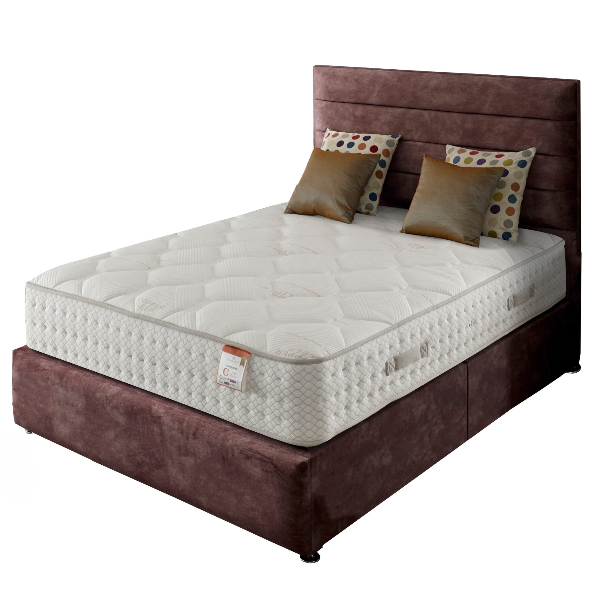 Chamomile 2000 Copper Sleep 2000 Divan Set | Cookes Furniture