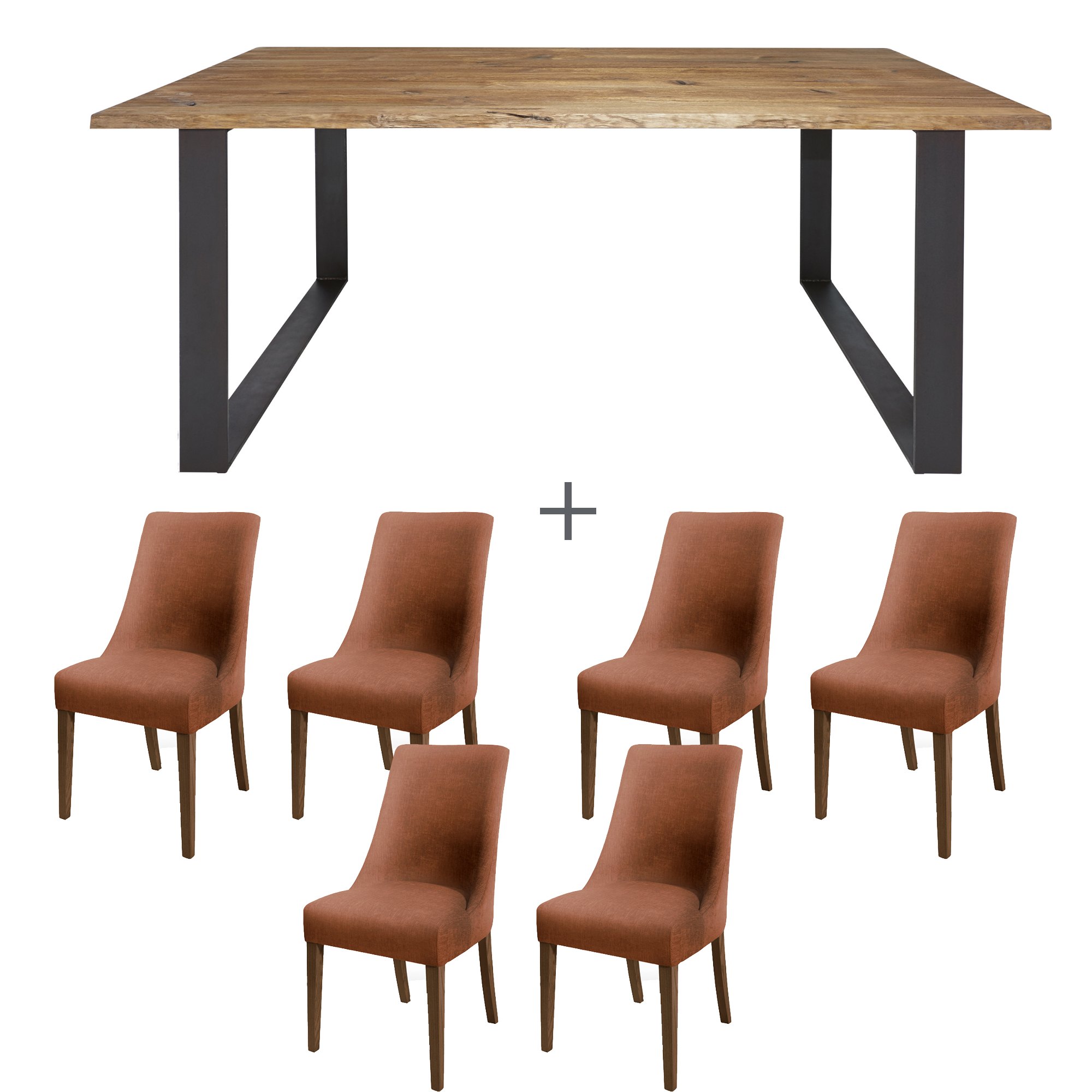 Haven Dining Tables Haven 200cm Dining Table & 6 Alpine Chairs | Cookes ...