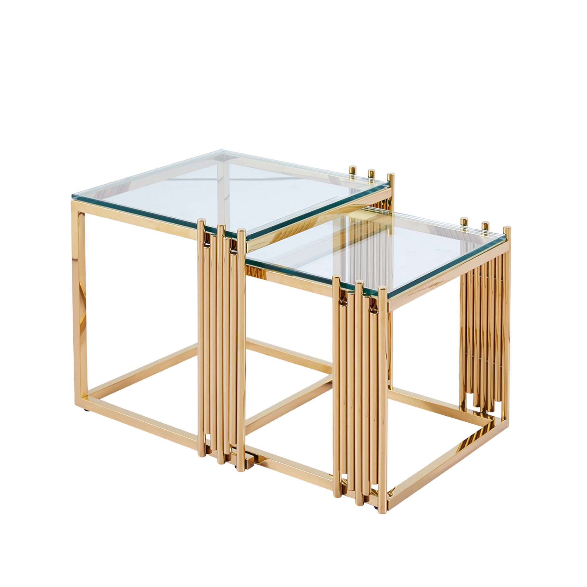 Cohen Nest of Tables - Gold | Cookes Furniture