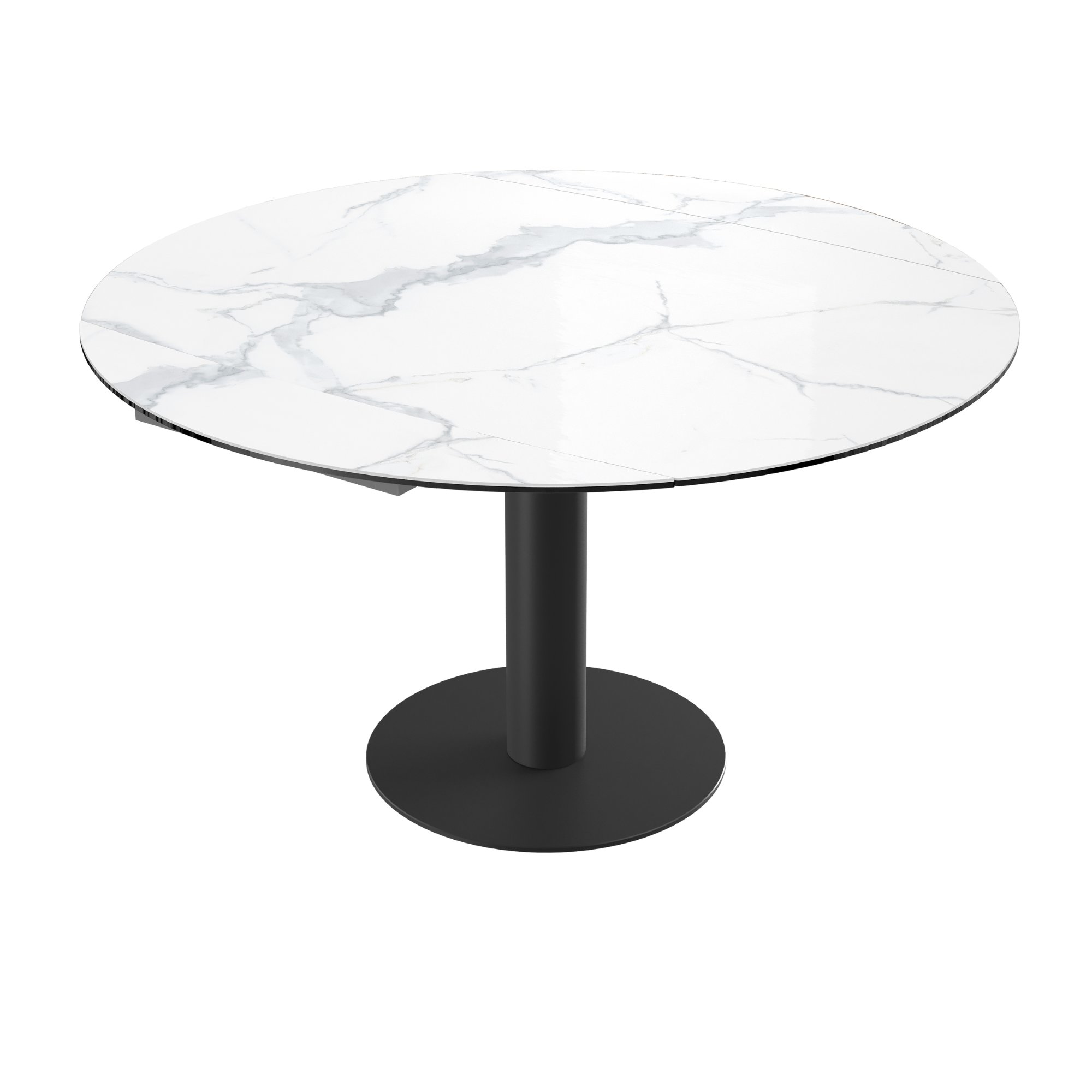 New Luna Luna Extending Dining Table - Matt Marble | Cookes Furniture
