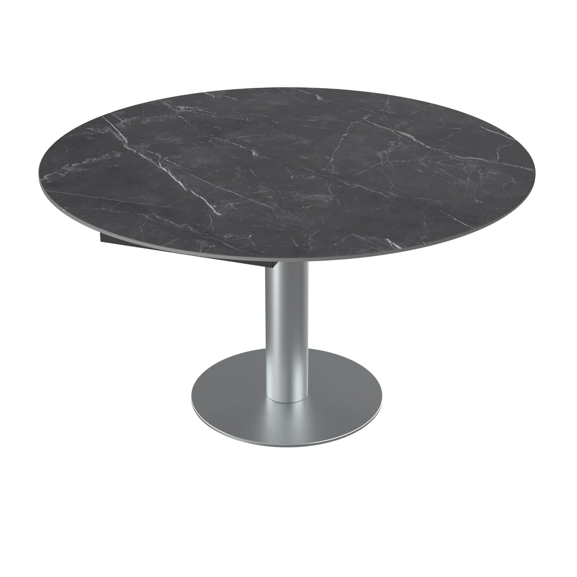 New Luna Luna Extending Dining Table - Marquina Marble | Cookes Furniture