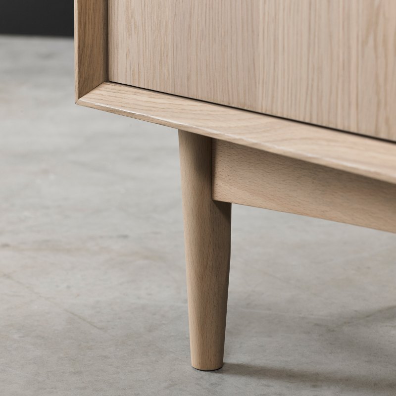 Cookes Collection Fino Scandi Oak Entertainment Unit Cookes Furniture