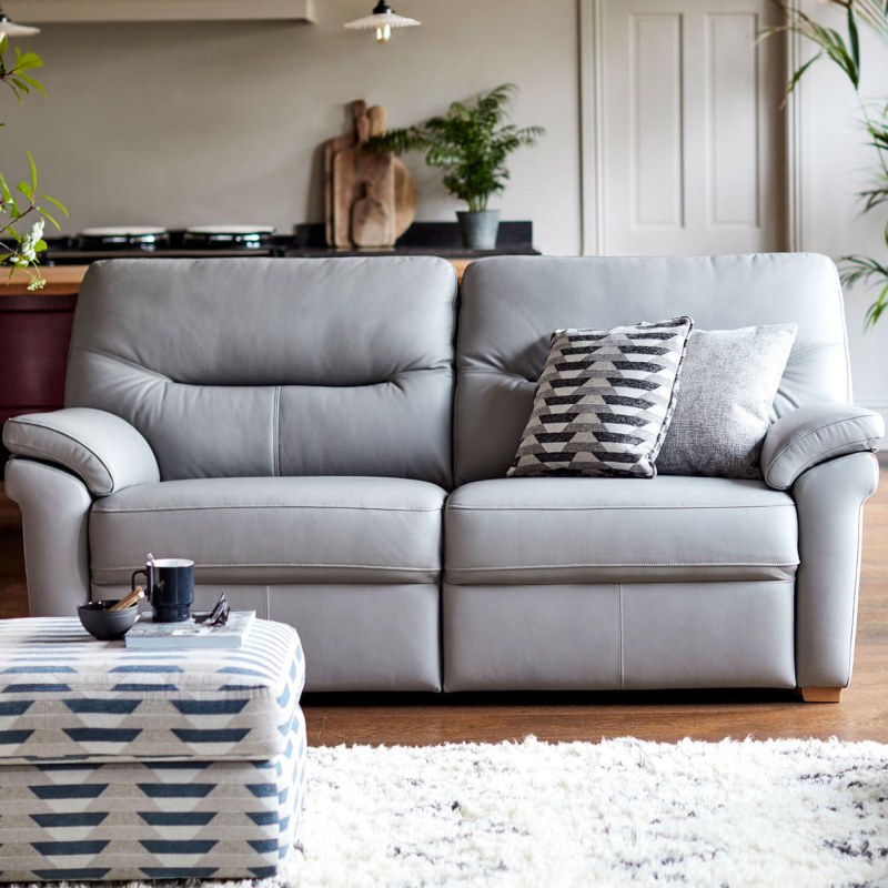 G Plan Seattle 2 Seater Sofa in Leather Cookes Furniture
