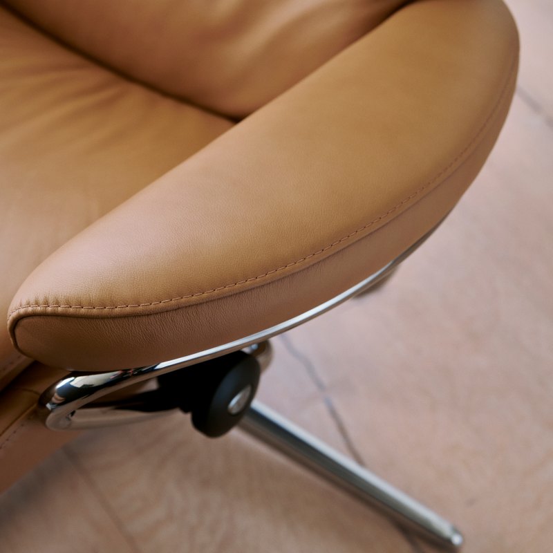 Stressless Rome Chair & Footstool Cross Base | Cookes Furniture
