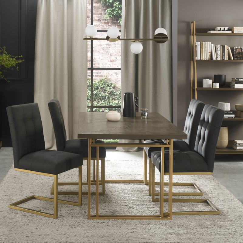 Iris Fumed Oak Dining Iris Fumed Oak 4-6 Extending Dining Table | Cookes Furniture