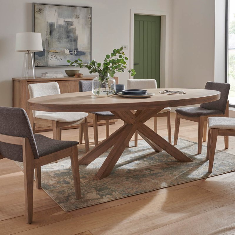 Oval pedestal table store